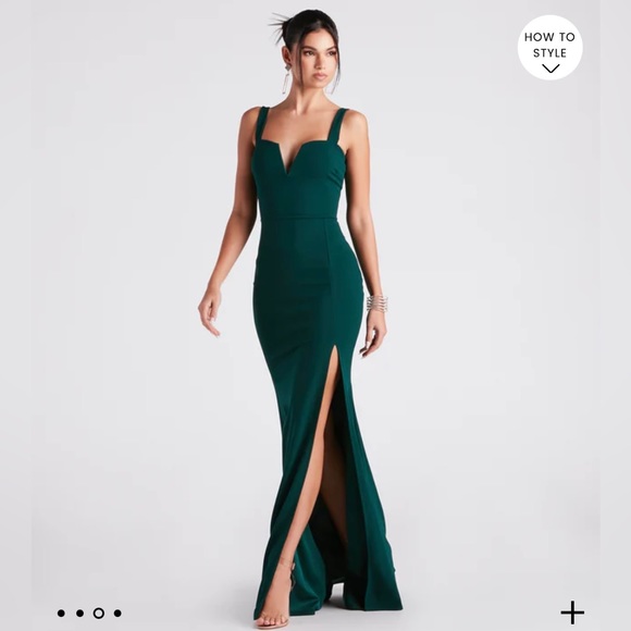 Windsor | Dresses | Windsor Rory Formal Crepe Mermaid Dress Brand New W ...